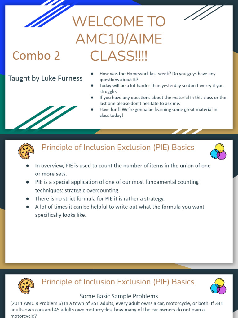 AMC10_AIME Combo 2 | PDF | Sequence | Mathematical Concepts