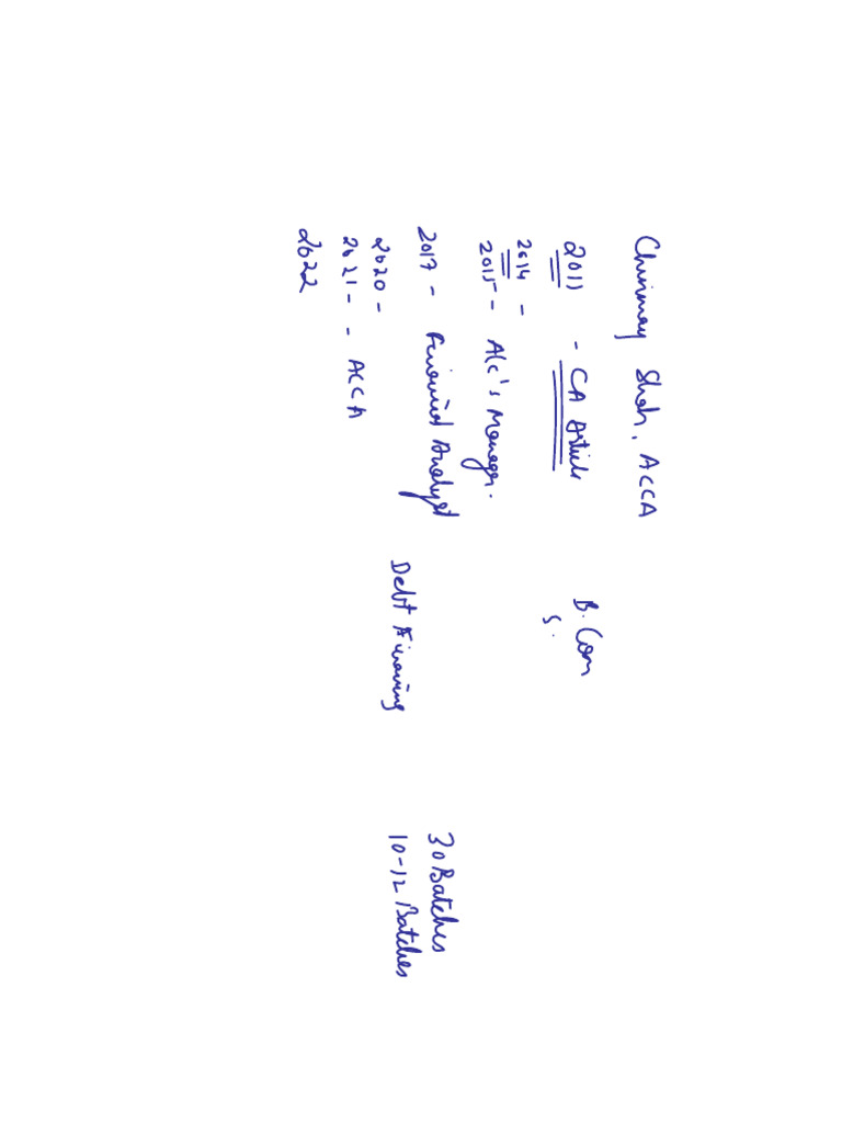 UK Tax Handwritten Notes Dec 2024 Main Notes | PDF
