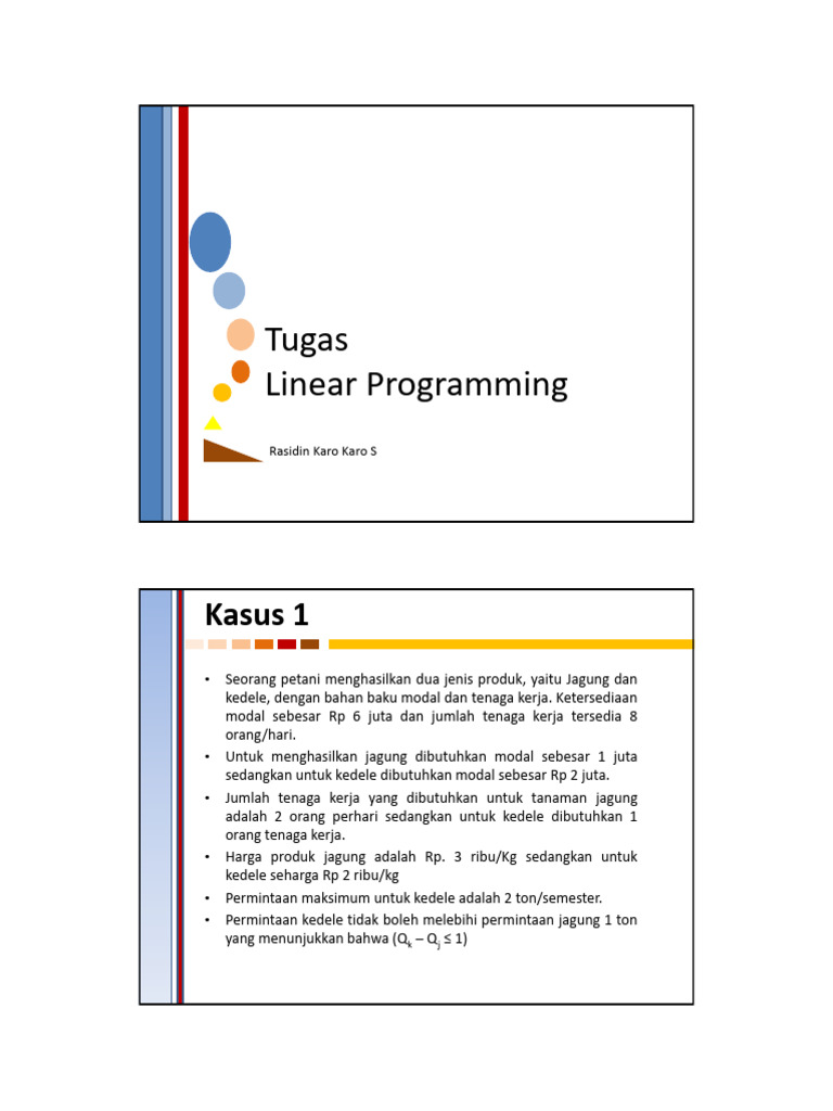 01_Tugas Metode Grafik | PDF