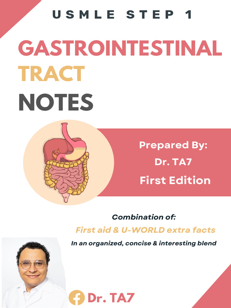 TA7 USMLE Step 1 Gastrointestinal Notes | PDF | Gastrointestinal Tract ...