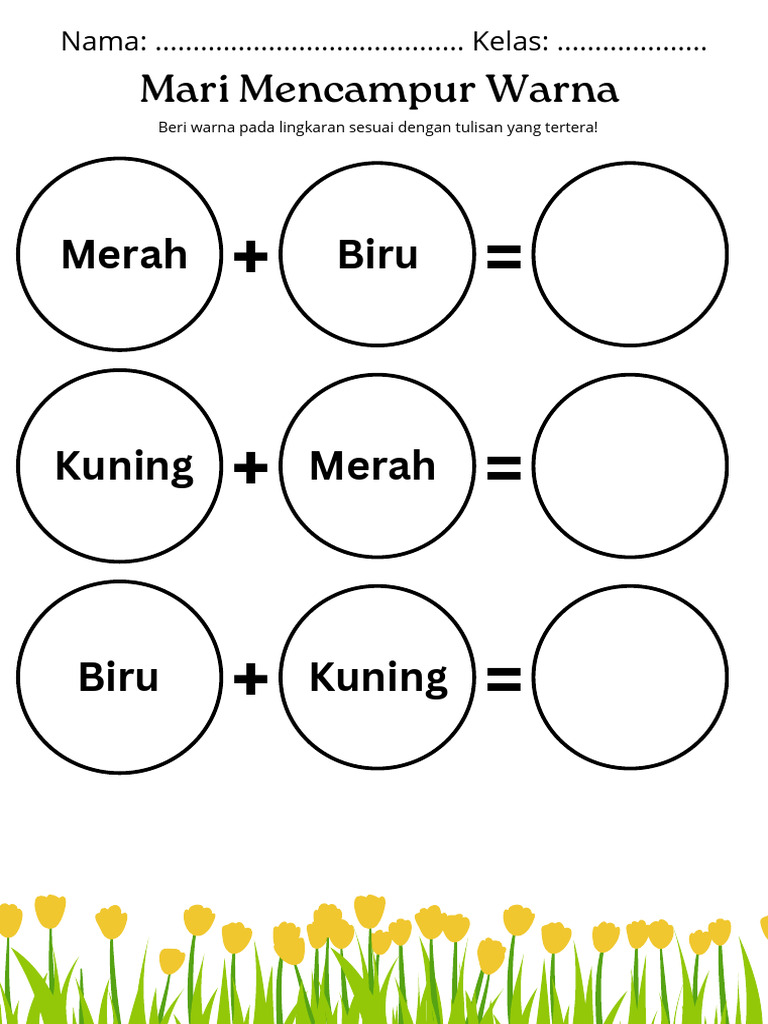 LKPD Seni Rupa Warna | PDF