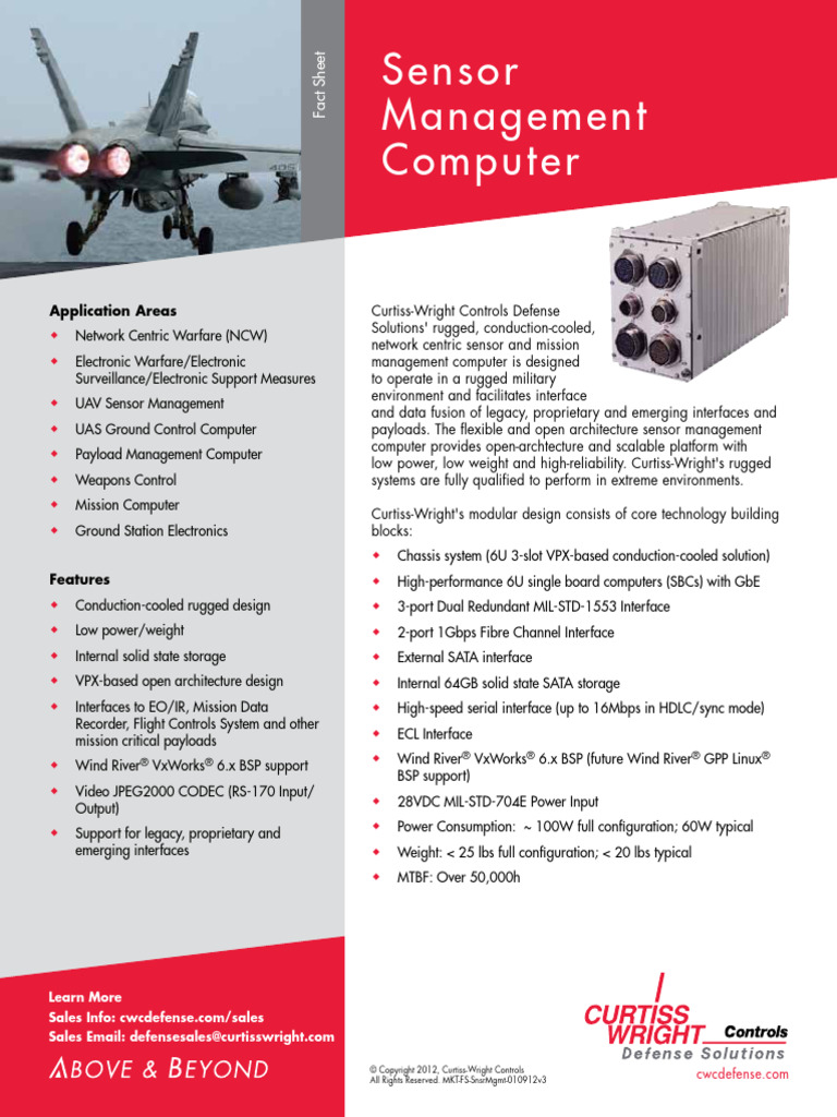 SnsrMgmt-fact-sheet | PDF | Computer Engineering | Computing