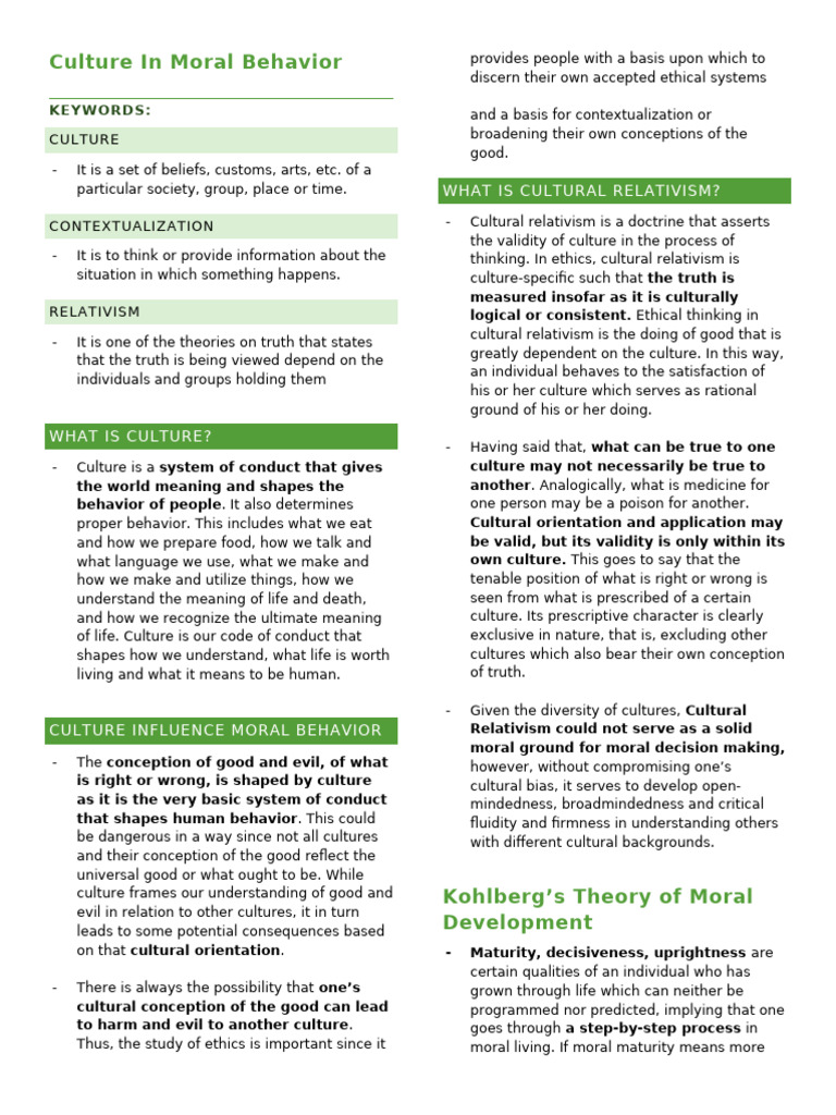ETHICS_MT-notes | PDF | Morality | Emotions
