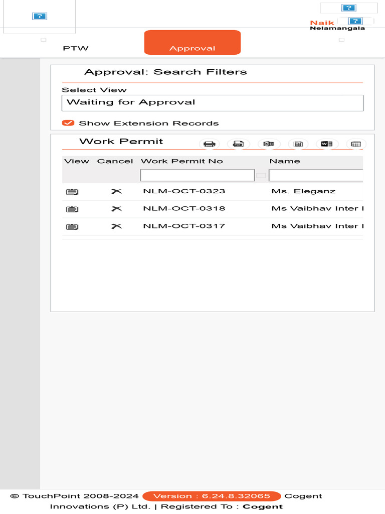 Touch Point Approval | PDF
