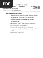 GR 9 LO Kwartaal 1 (Seksuele Gedrag & Seksuele Gesondheid) | PDF