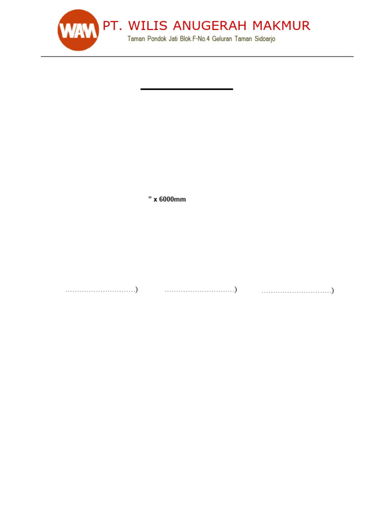 Surat Jalan Pipa Spiral BTR 200 | PDF