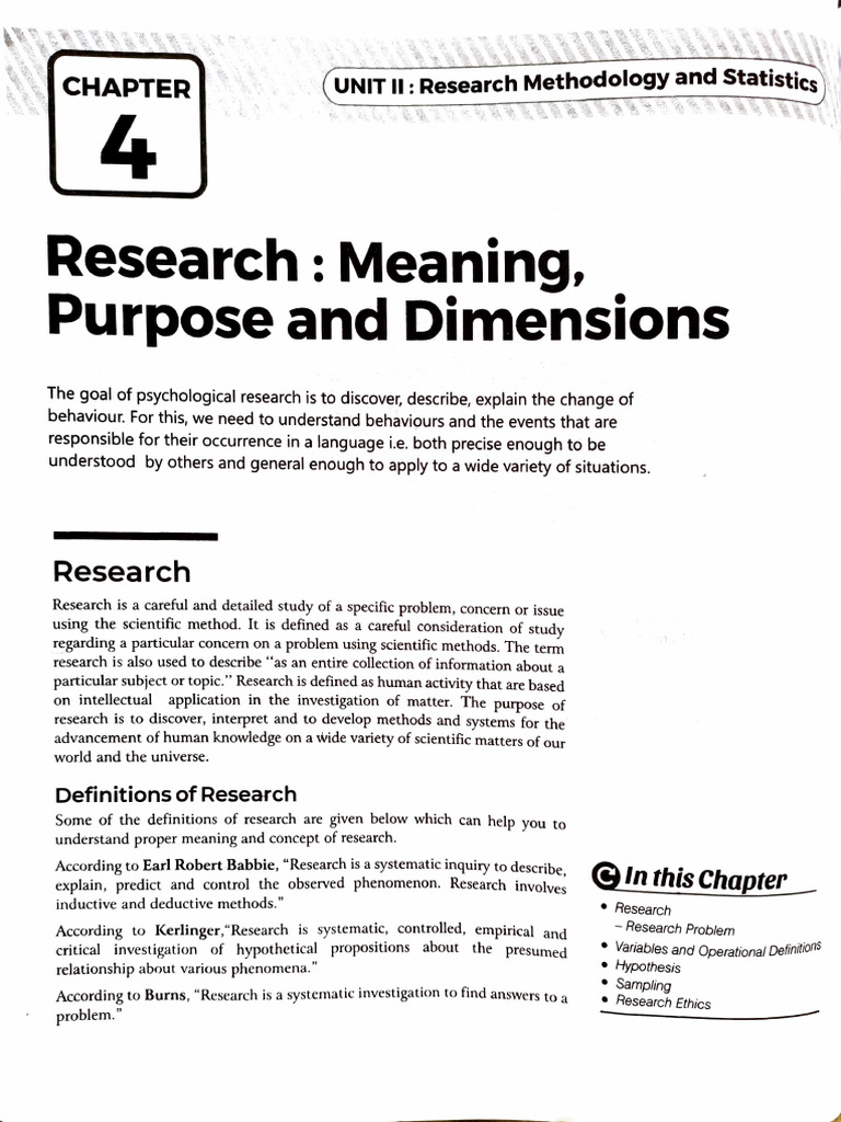 PSY Chapter 4 | PDF | Sampling (Statistics) | Hypothesis