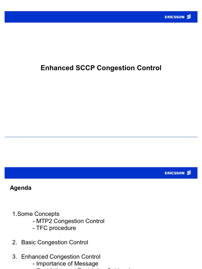 SCCP Traffic and RFC Overview | PDF