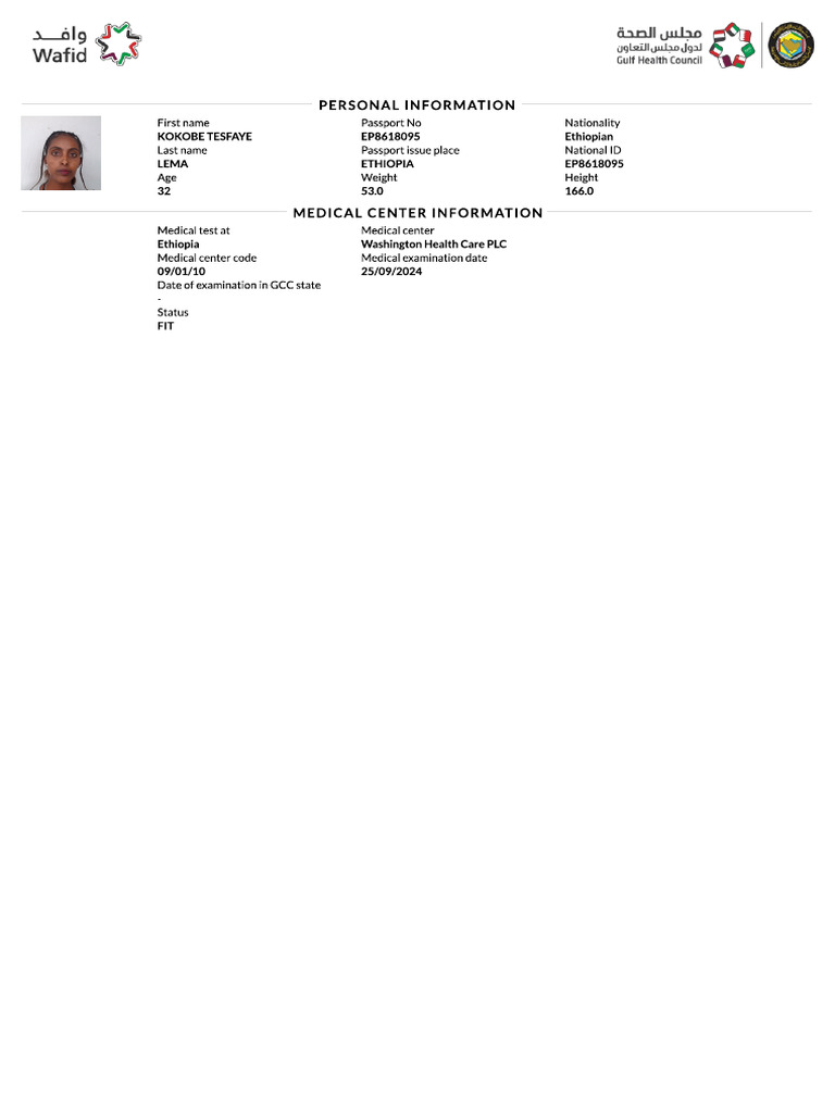 Medical Status yWrb4Xq0gkL5Jog | PDF