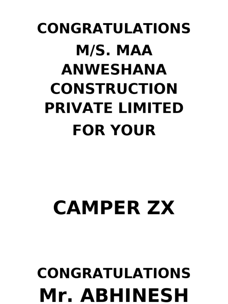 Congratulations | PDF