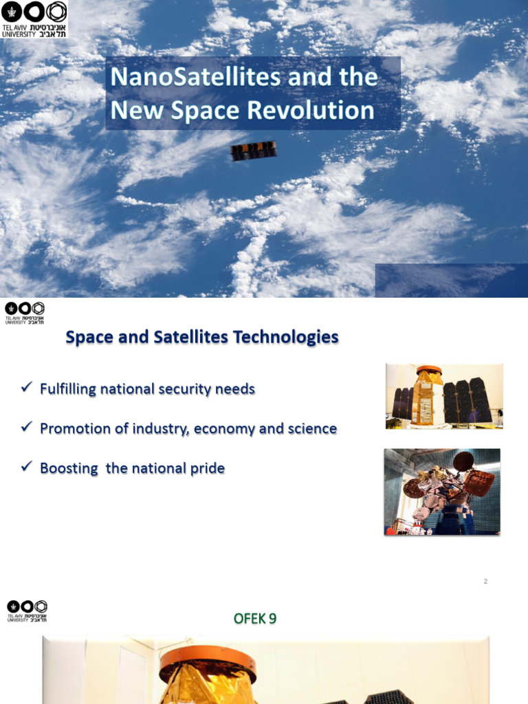 NanoSatellites and the New Space Revolution - Meir Ariel | PDF ...