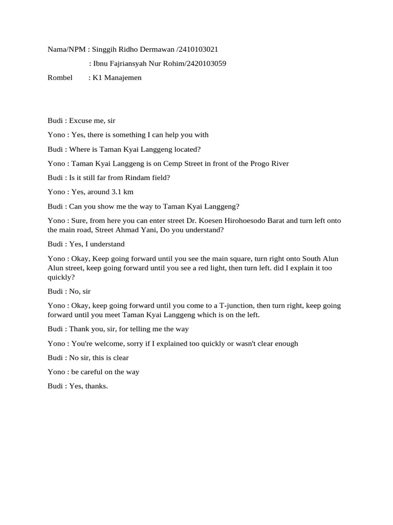 Tugas Bahasa Inggris | PDF