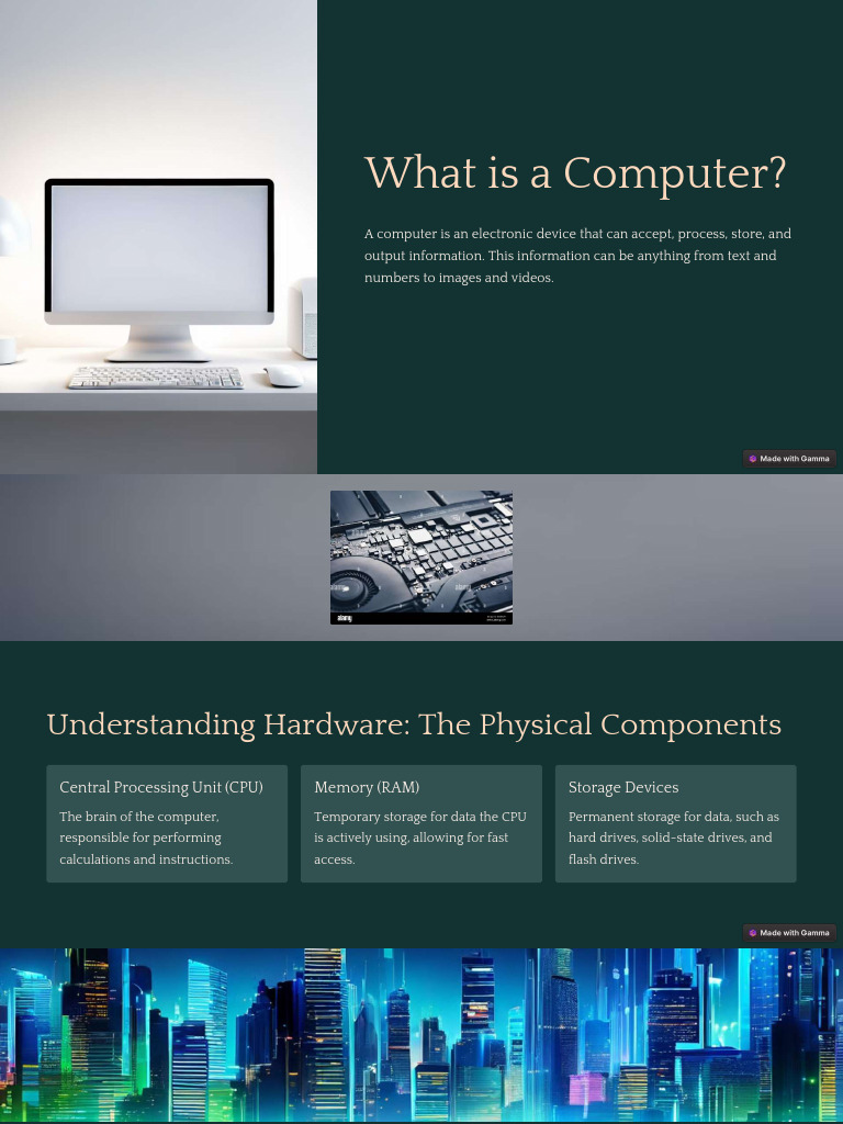 1 What-is-a-Computer | PDF | Input/Output | Computer Hardware
