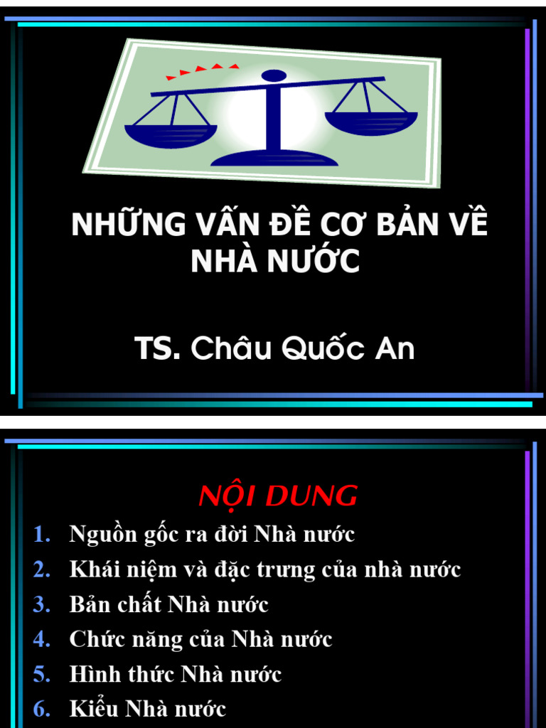 Chuong 1 - Nhung Van de Co Ban Ve Nha Nuoc - Bo May NN CHXHCN Viet Nam | PDF
