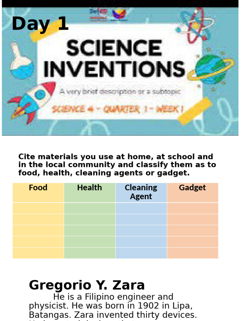 Inventions by Filipino Scientists | PDF | Telephone