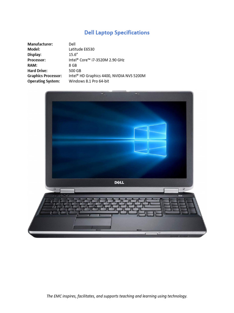 Dell Laptop 1 | PDF
