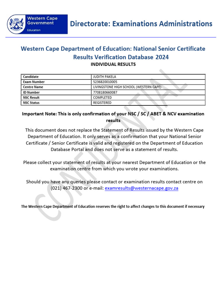 Pekela Verification Receipt | PDF