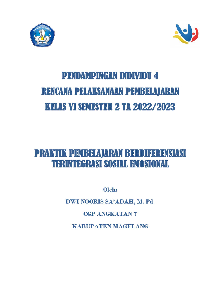PI SIMULASI MENGAJAR - DIFERENSIASI - Pembelajaran Sosial Dan Emosional ...