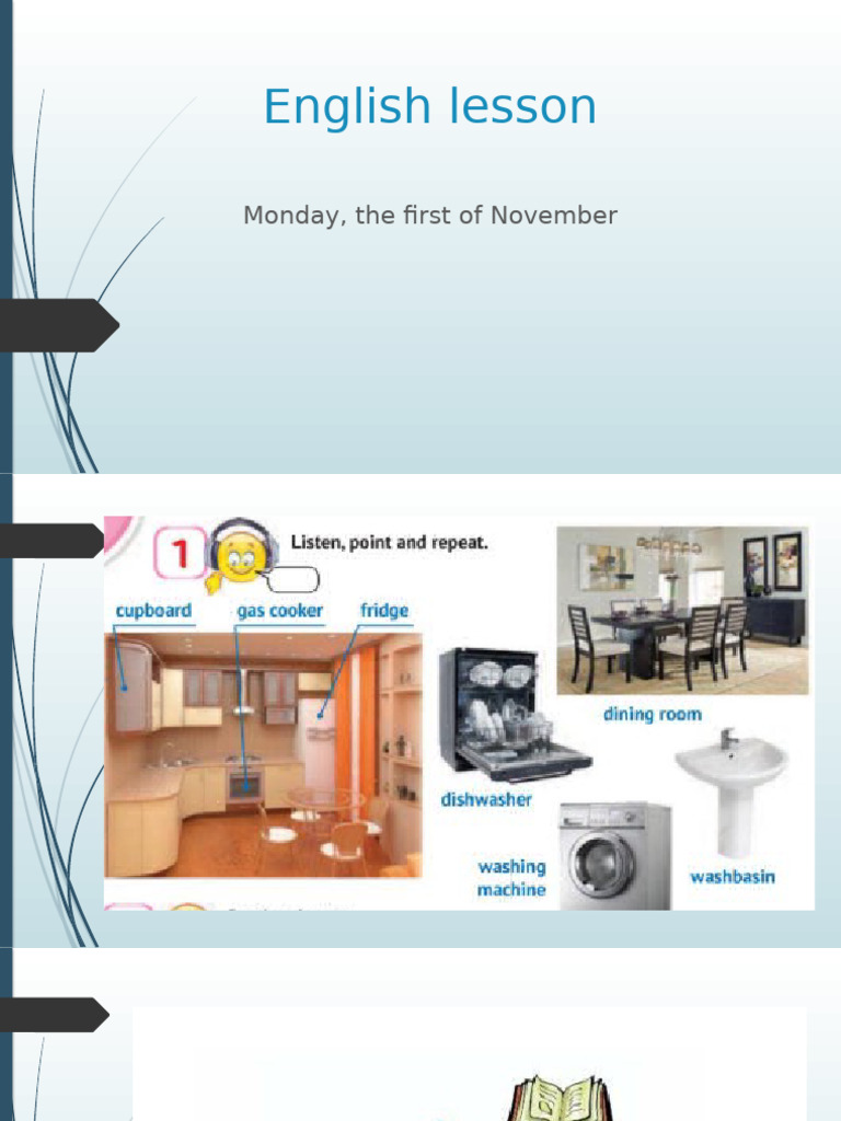 English Lesson: Monday, The First of November | PDF