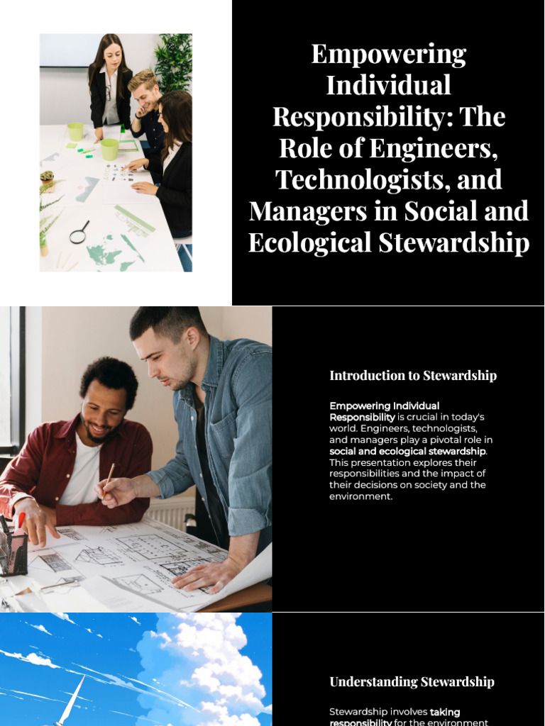 Slidesgo Empowering Individual Responsibility The Role of Engineers ...