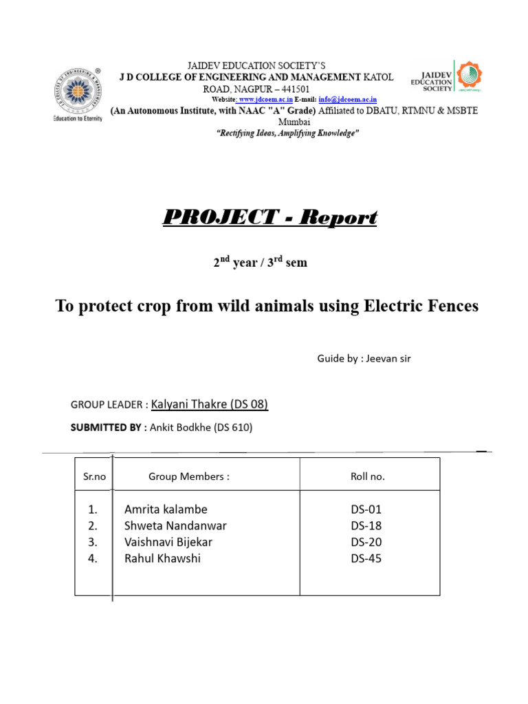 Electric Fences for Crop Protection | PDF | High Voltage | Electromagnetism