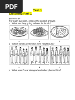 Ket (A2) Listening Test 1 | PDF