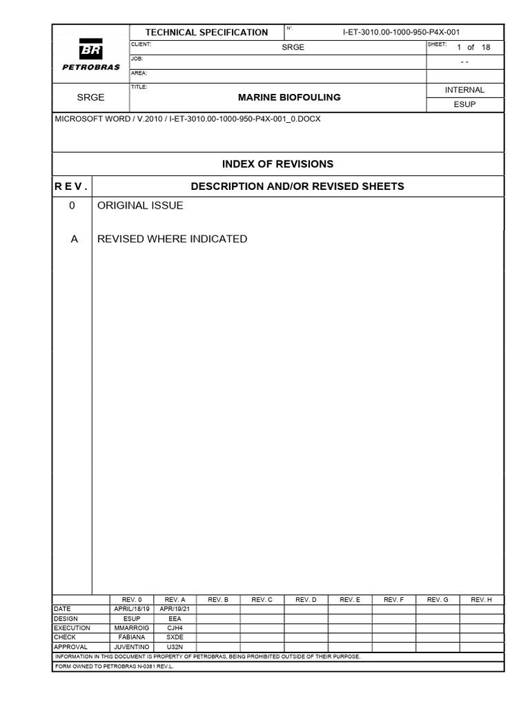 Marine Biofouling - Monitoring & Insp Requirement | PDF