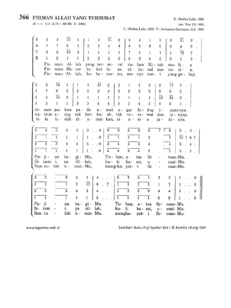 PS 366 Firman Allah yang Tersurat | PDF