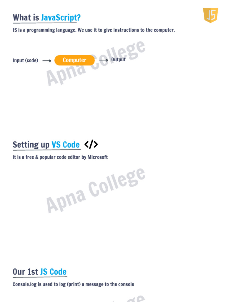 JS1 ClassNotes | PDF | Variable (Computer Science) | Scope (Computer ...