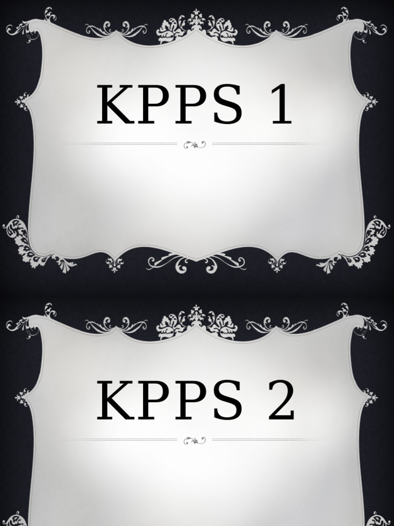 KPPS 1 | PDF