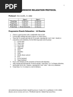 Progressive Relaxation Script | PDF
