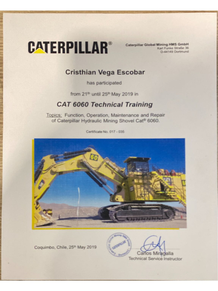Cert Cat Palas 6060 | PDF