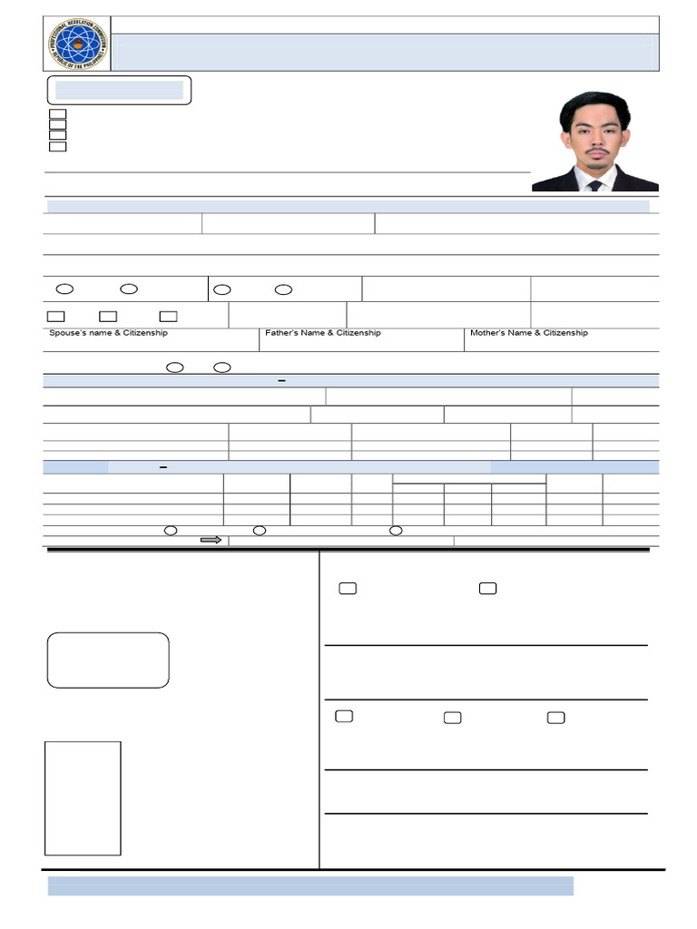 PRC APPLICATION FORM | PDF | Government | Justice