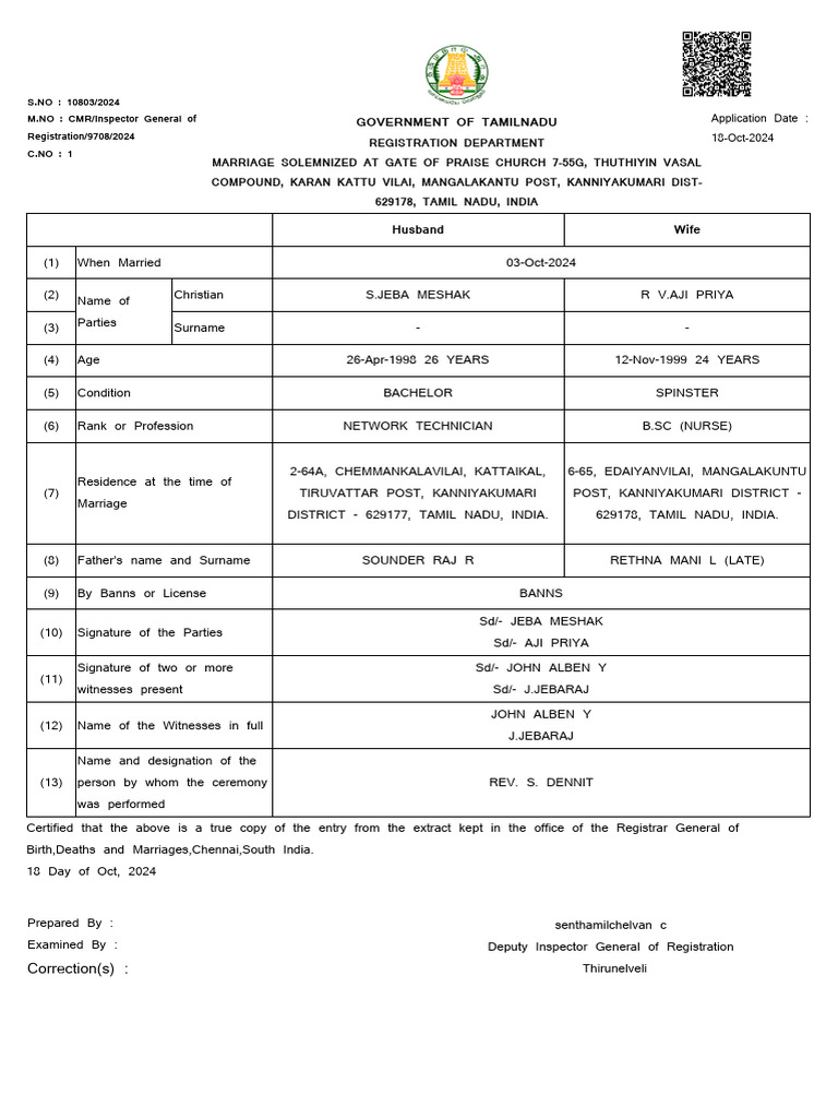 CMR - Inspector General of Registration - 9708 - 2024 | PDF | Social ...