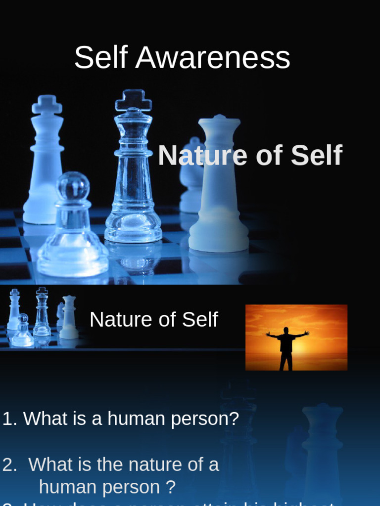 Lesson7 Self Awareness and Values Formation | PDF | Psychological ...