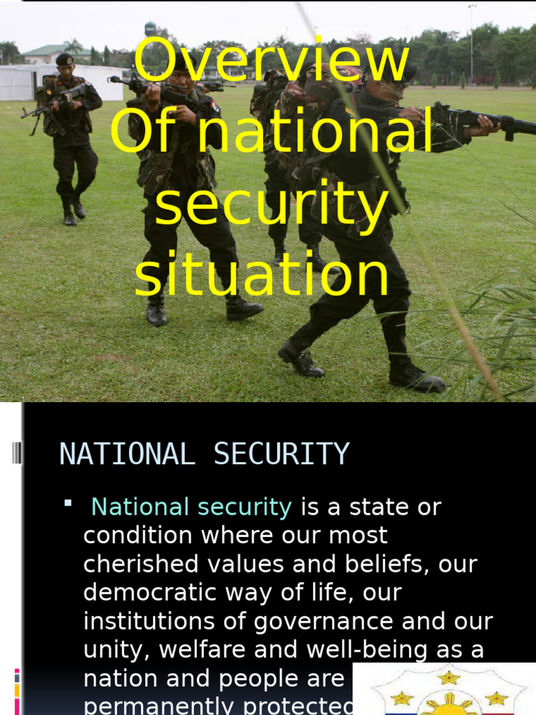 National Security Overview and Challenges | PDF | Philippines | Solidarity