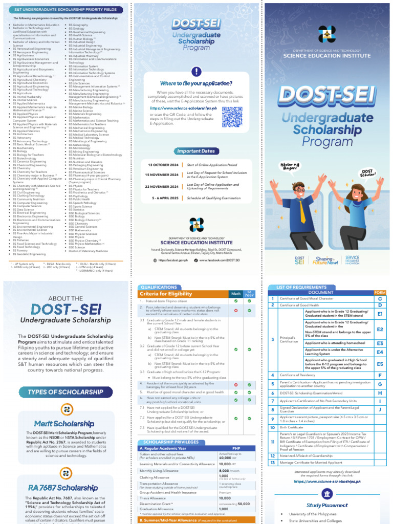 2025 UG Scholarship Brochure | PDF | Engineering