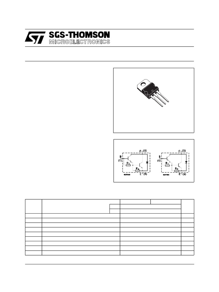 Datasheet Hk Bdx53f 469177 Pdf Bipolar Junction Transistor