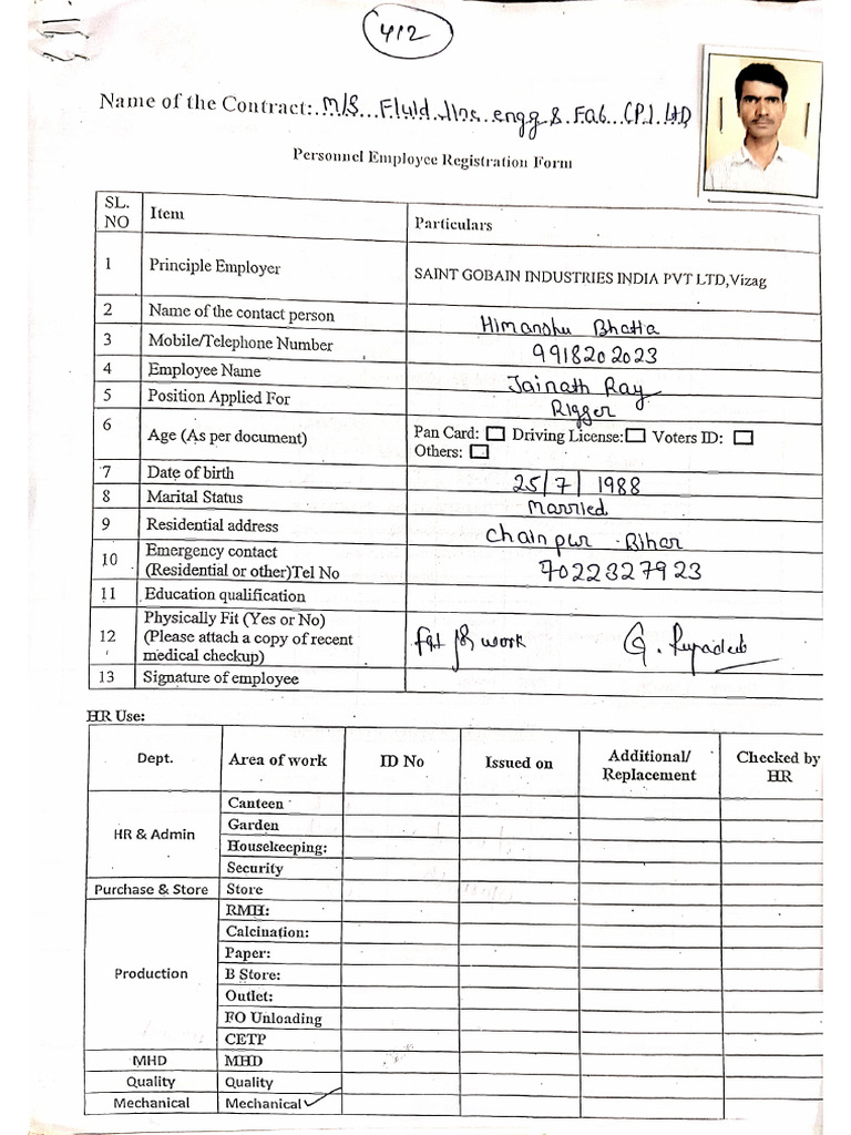 PSG Pre Employment Medical | PDF