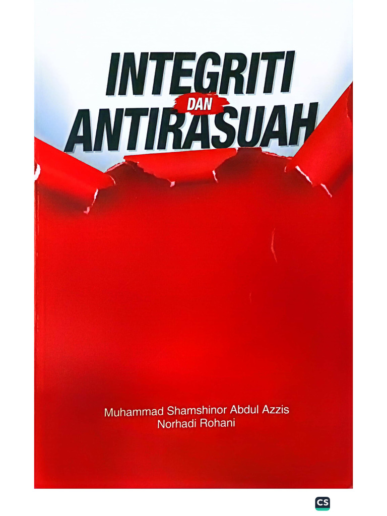 Buku Integriti Dan Antirasuah | PDF