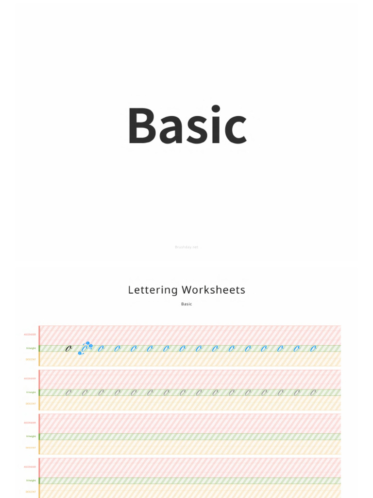 1 Copperplate Guidebook Basic | PDF