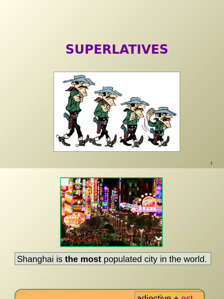 Understanding Superlatives in English | PDF | Languages | Foreign ...