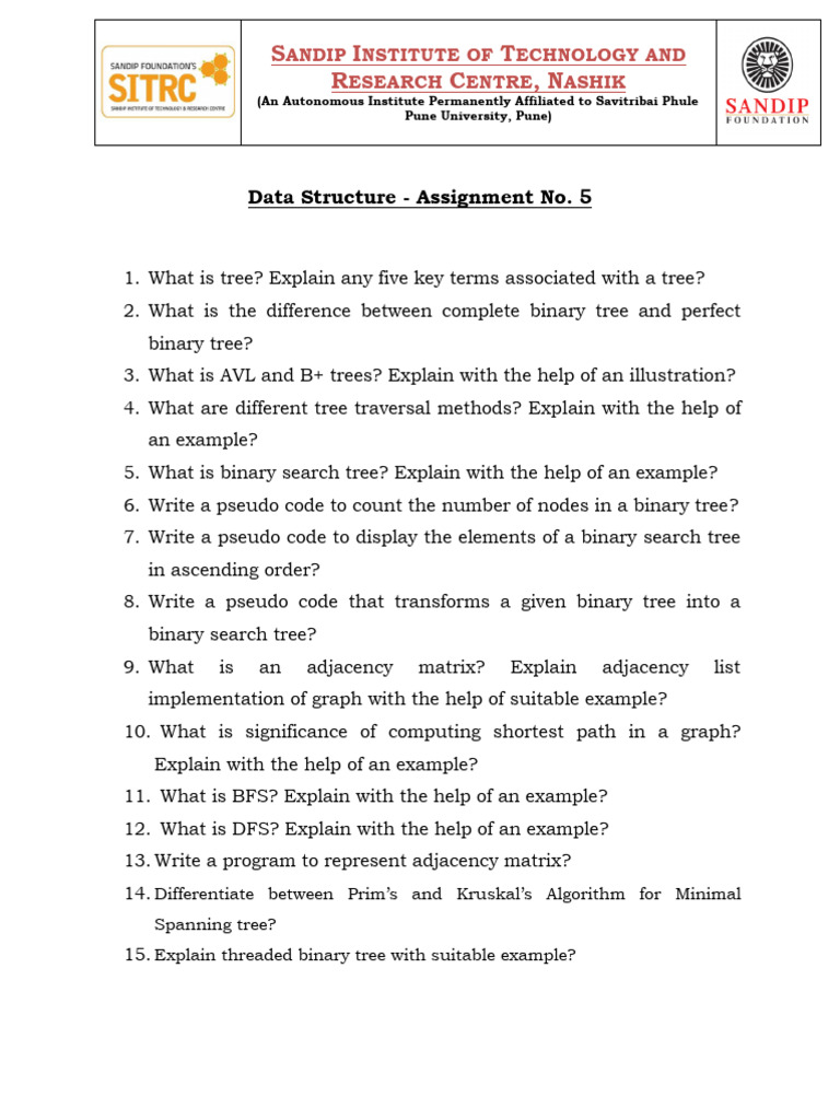 Assignment No 5 | PDF