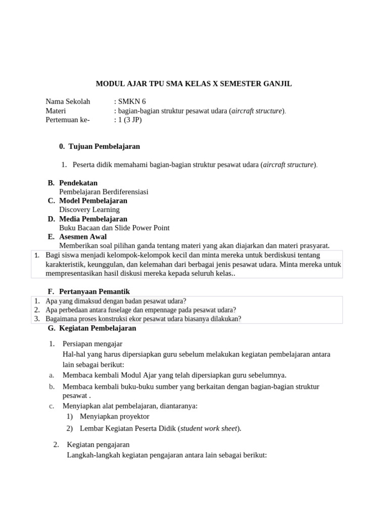 Modul Structure Dwi | PDF