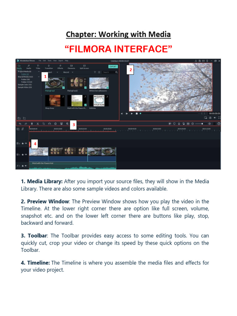 Filmora Interface | PDF | Games & Activities | Art
