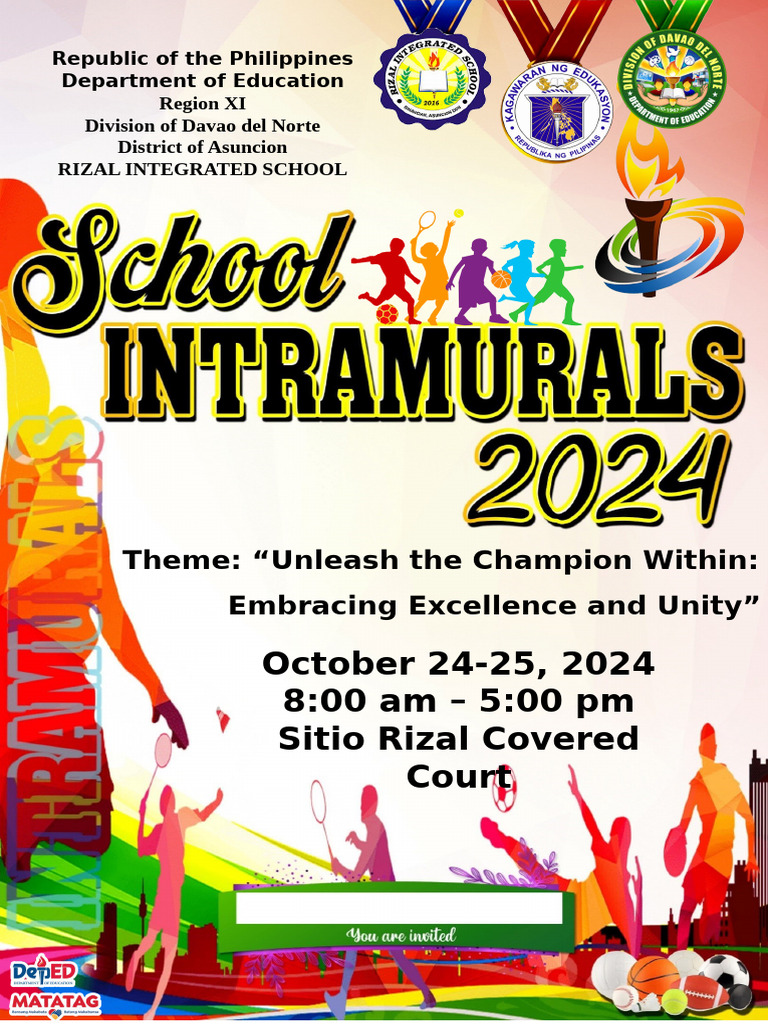 Intrams Prog 2024 | PDF | Art