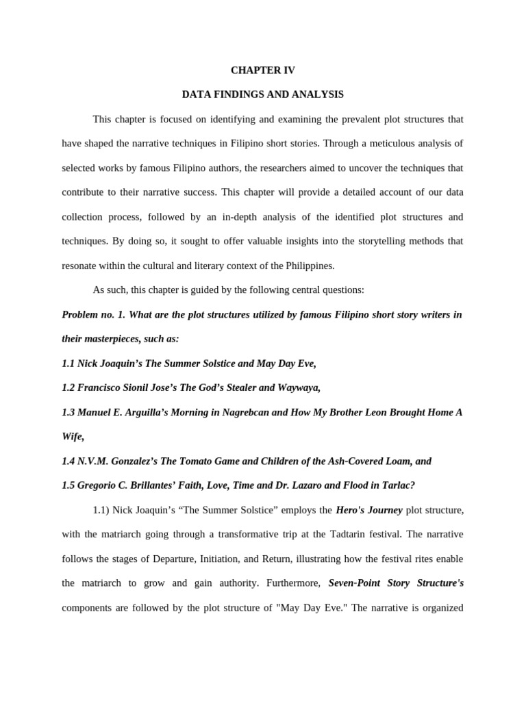 CHAPTER 4 | PDF | Plot (Narrative) | Narrative