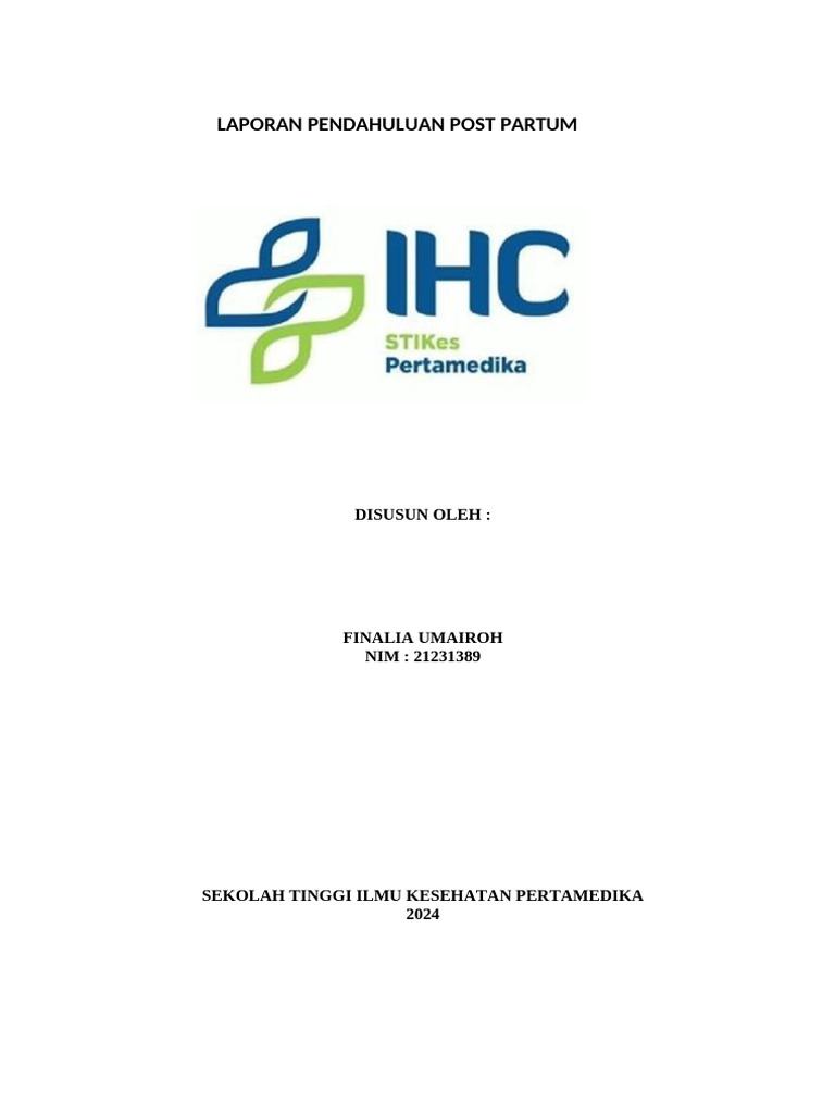 LP Post Partum | PDF