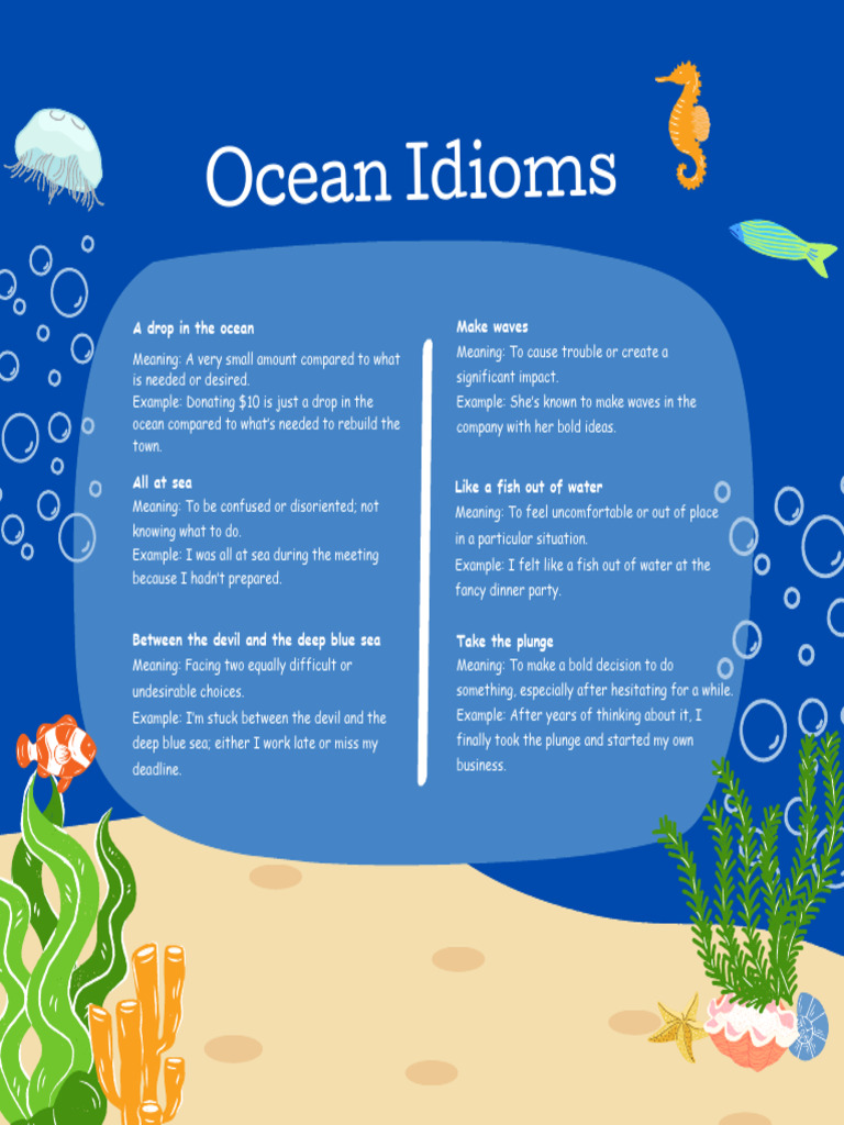 Ocean Idioms - 20240902 - 210410 - 0000 | PDF