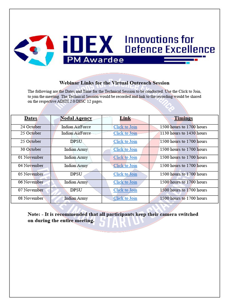Idex Disc 12 Outreach | PDF